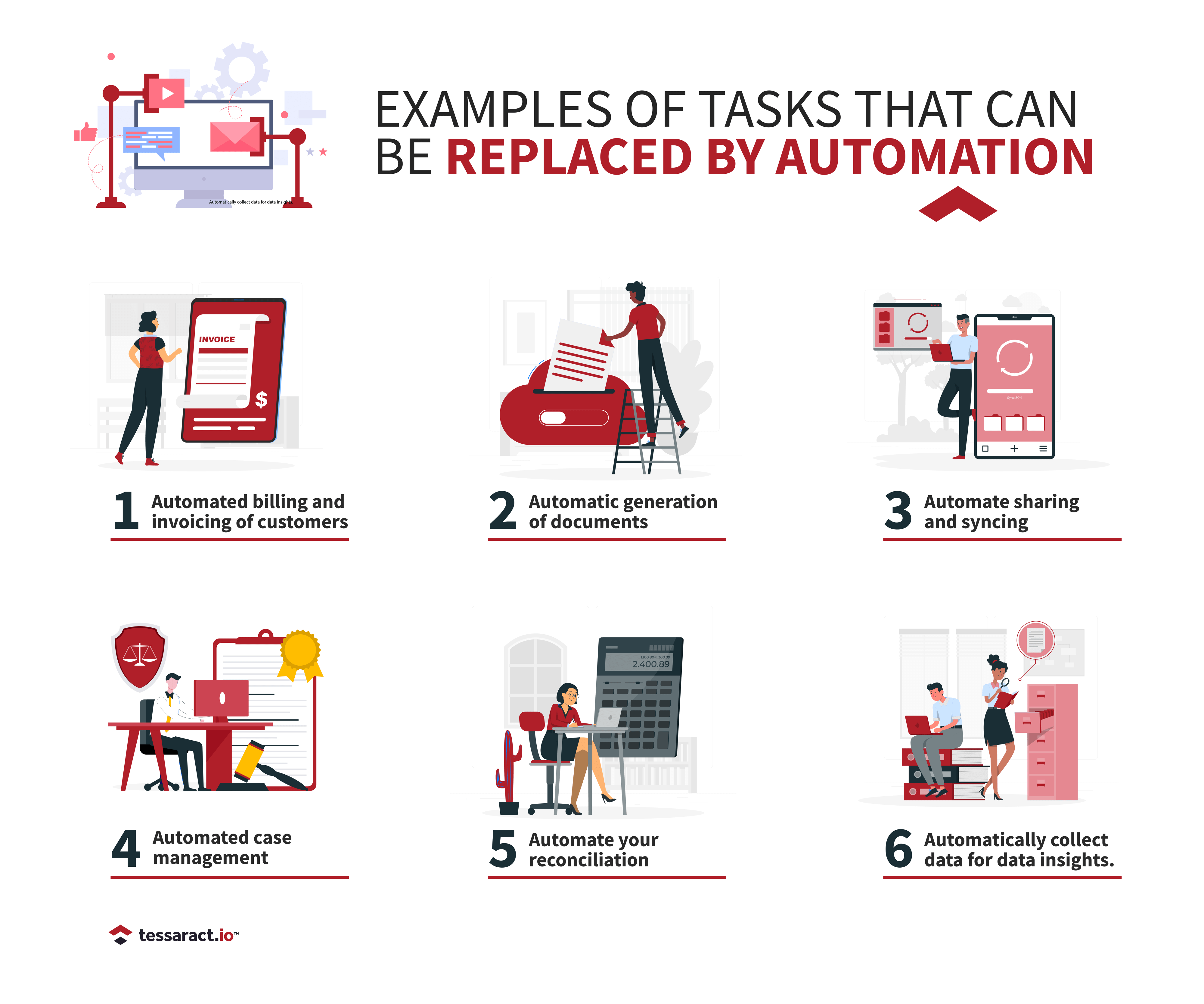 Top 6 repetitive tasks that can be replaced by workflow automation